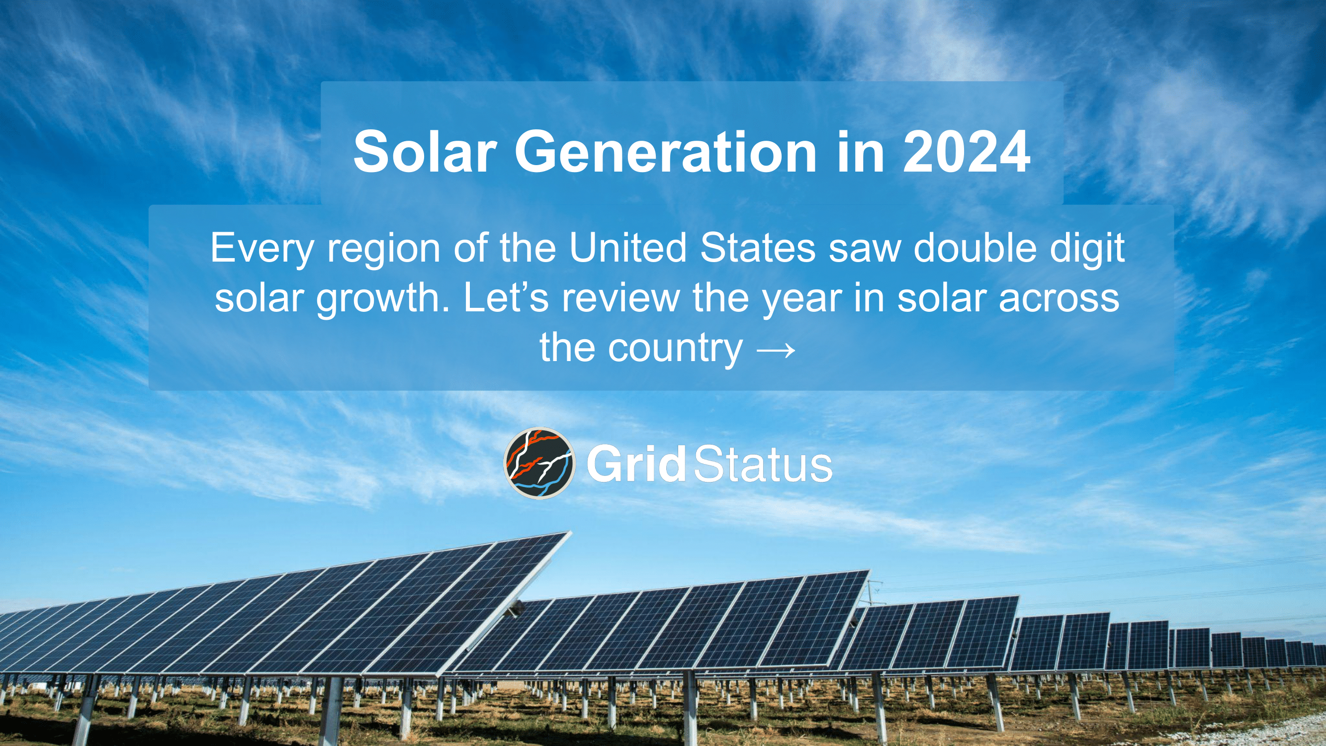Year in Review: Solar Generation in 2024